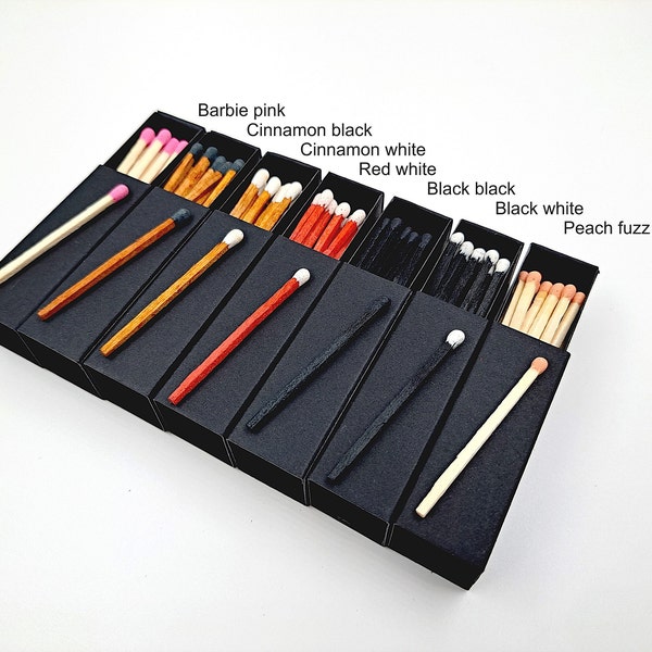 Black Matchbox - Etsy