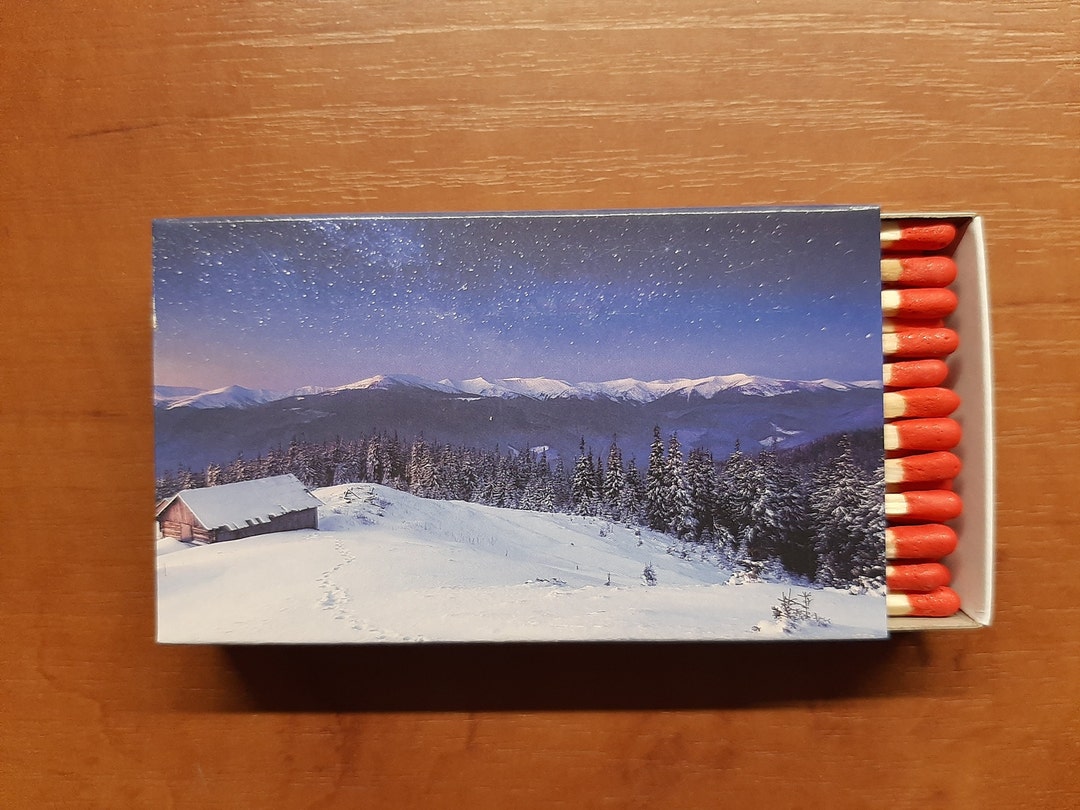 Minimalist Gifts Matchbox. Smoking Table Fireplace Picnics - Etsy