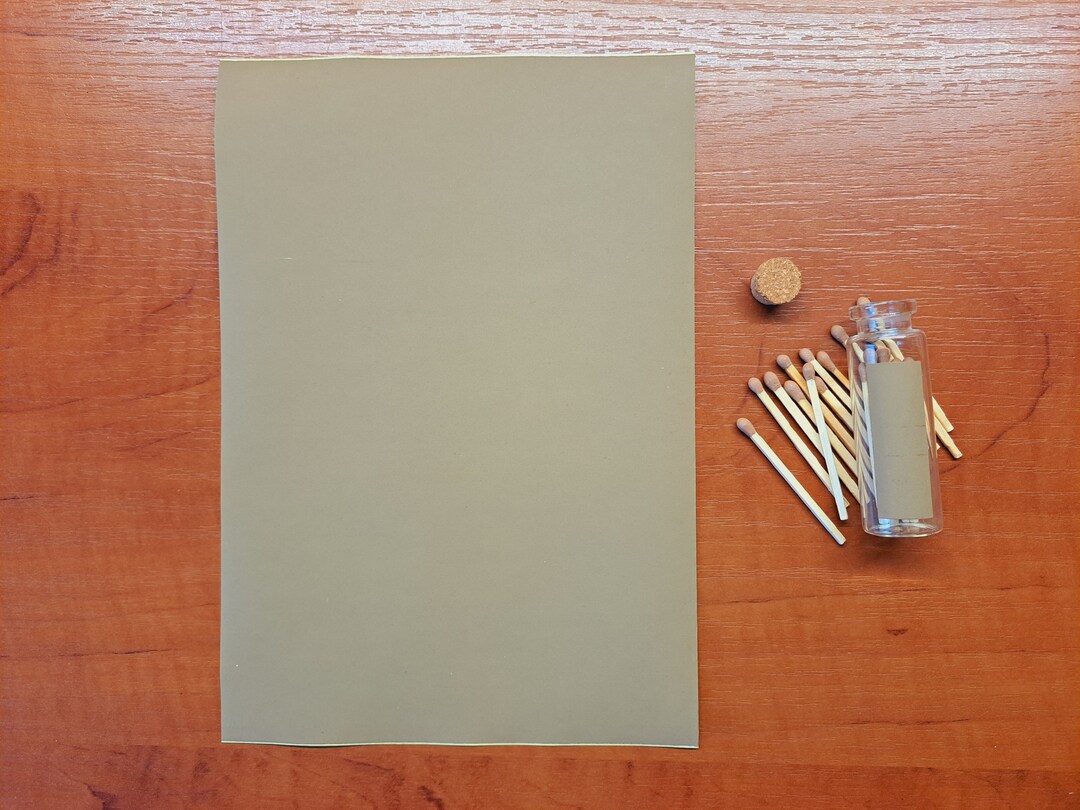 Match Strike Paper Friction Sheets. Light Brown Striking Paper (self ...
