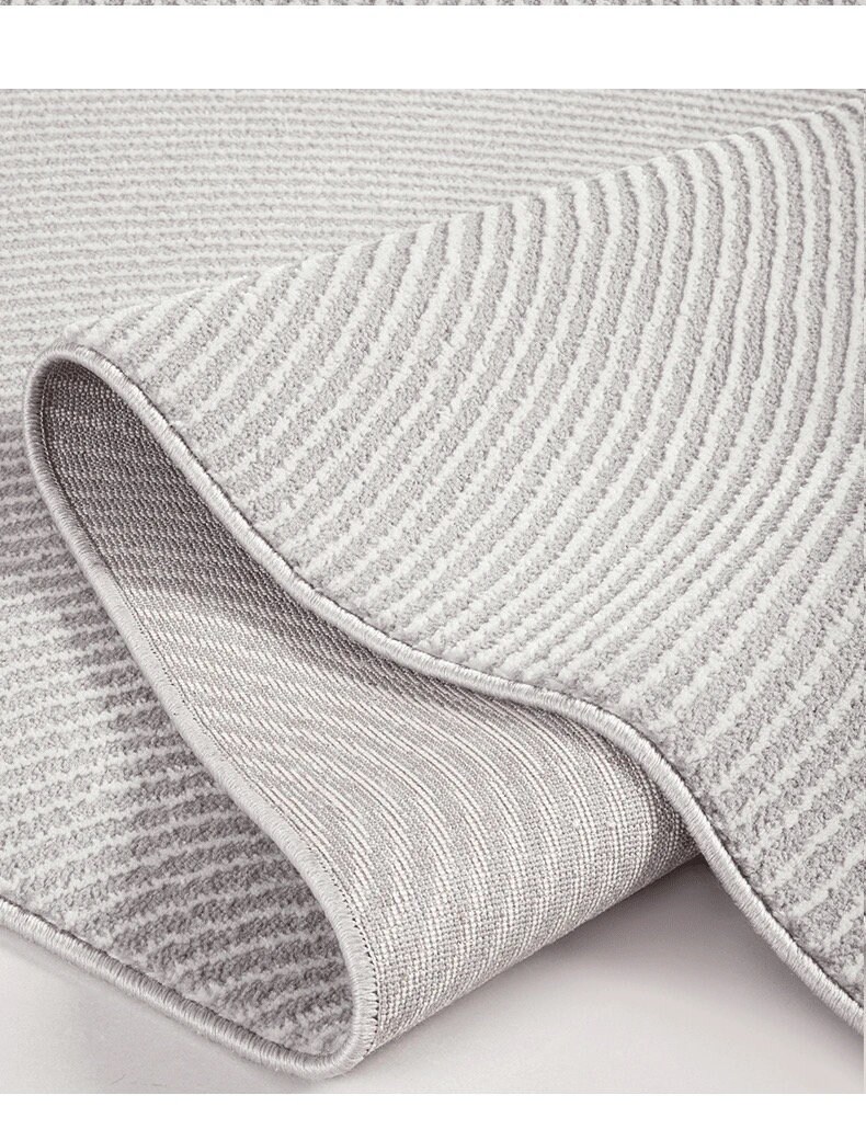 Grey Swirl Rug for Living Room Neutral Geometric Rug 200x290cm - Etsy