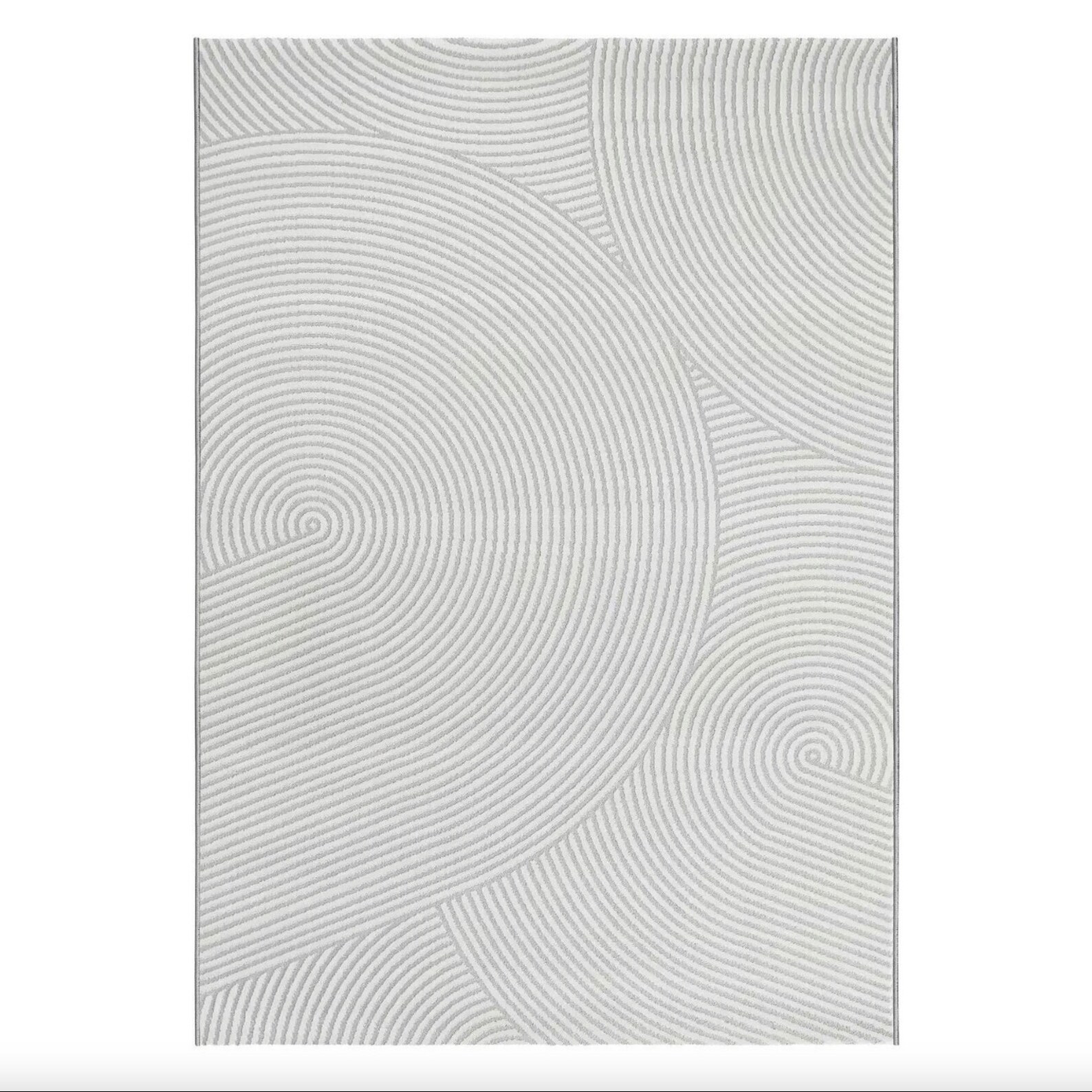 Grey Swirl Rug for Living Room Neutral Geometric Rug 200x290cm - Etsy