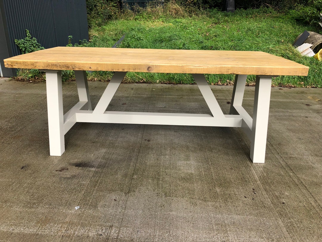 Rustic Modern Farmhouse Table - Etsy