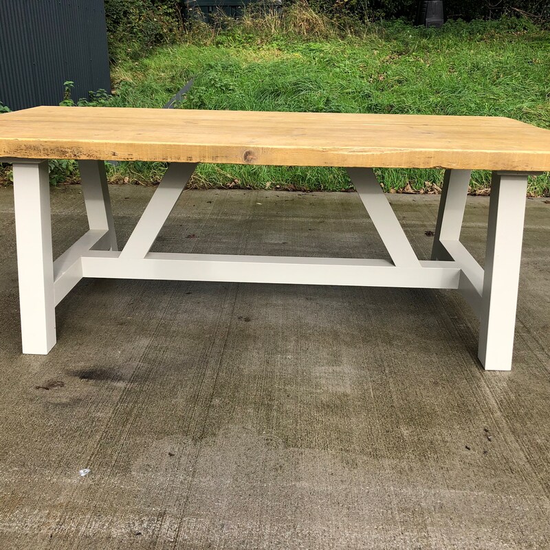 7ft Farmhouse Table - Etsy UK