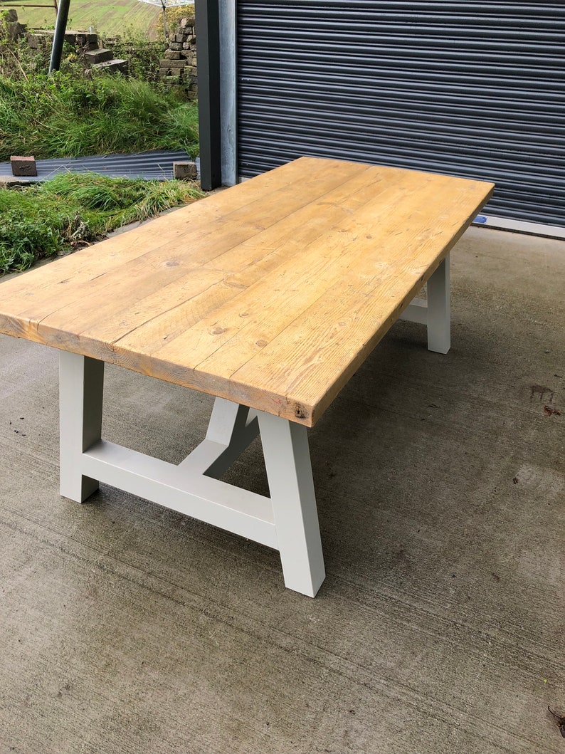 Rustic Modern Farmhouse Table - Etsy