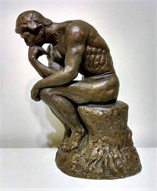 1963 Austin Productions 12 Thinking Man Rodin Replica | Etsy