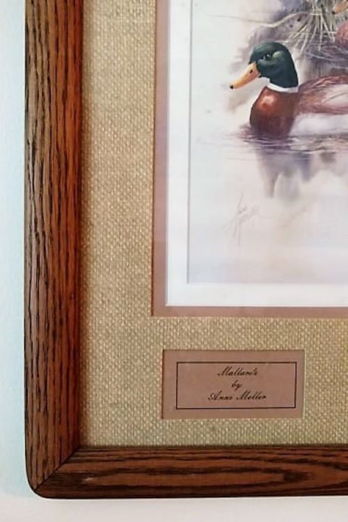 Vintage Anni Moller Lithograph Signed Stamped Mallards Art - Etsy