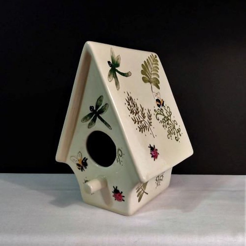 Ceramic Bird House - Etsy