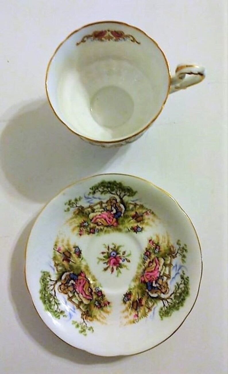 Royal Crest Fine Bone China Colonial Vintage Tea Cup and Saucer England ...