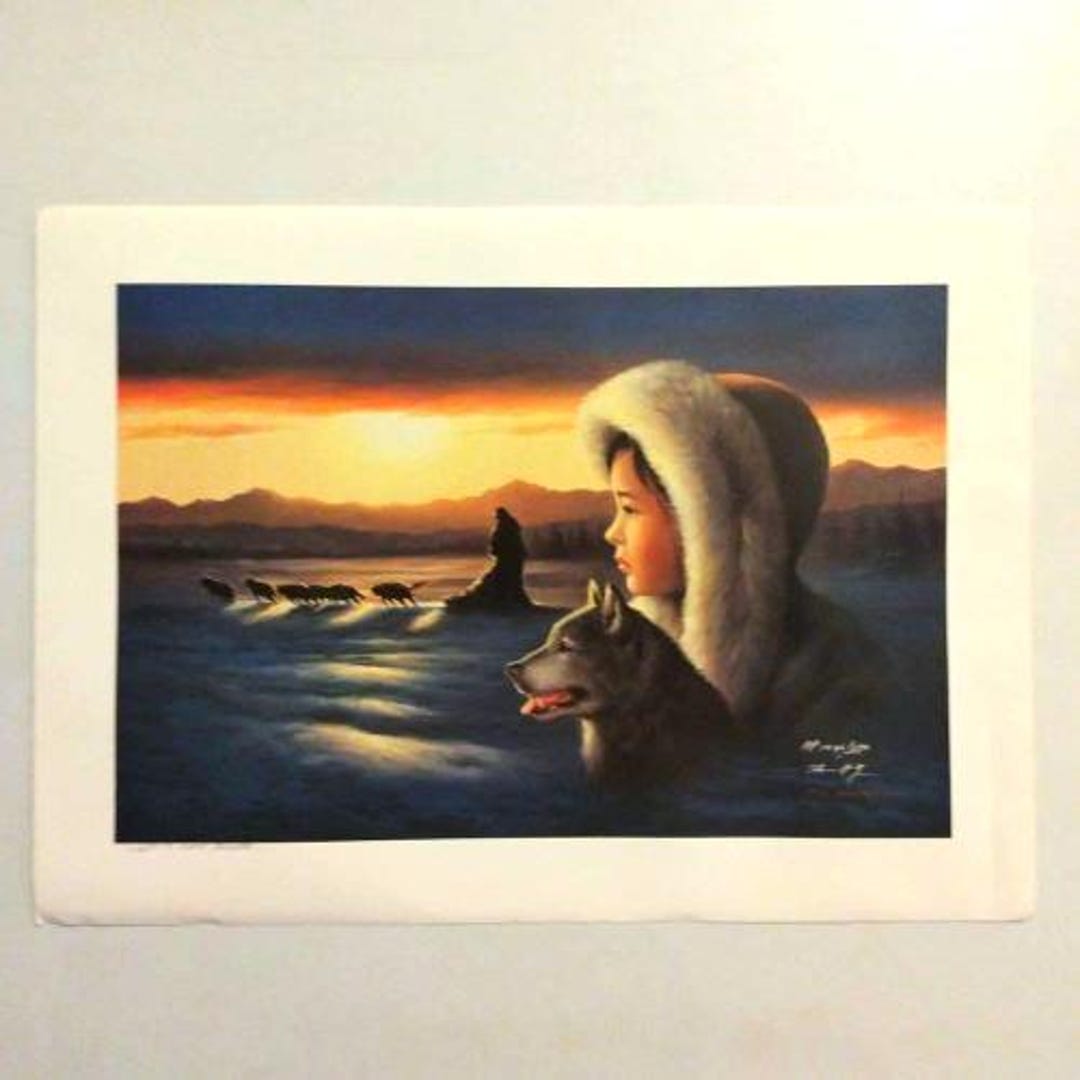 Vintage Tok Hwang "leaving for Alaska" Limited Edition 105/350 Signed ...