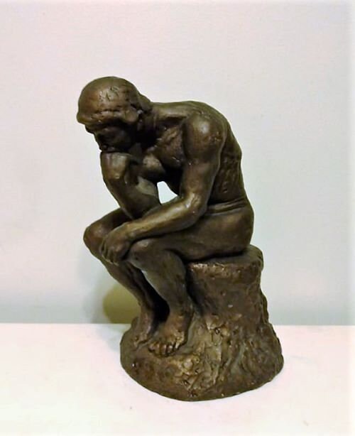 1963 Austin Productions 12 Thinking Man Rodin Replica | Etsy