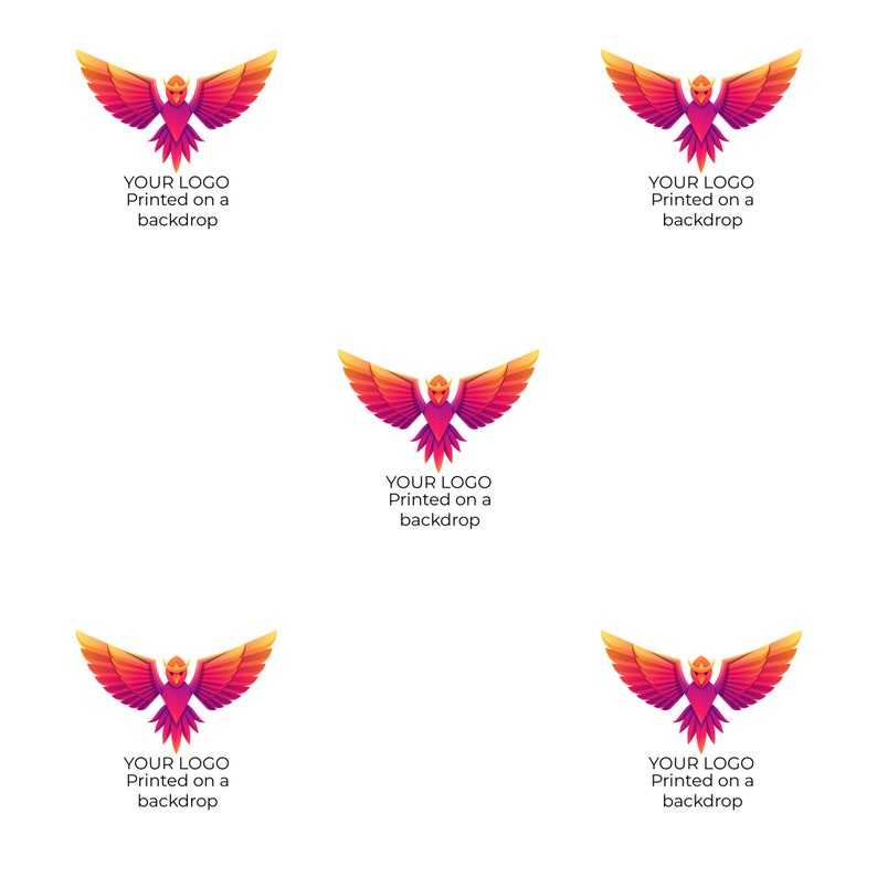 Printed Logo Backdrop Enhance Your Photos With a Custom - Etsy UK