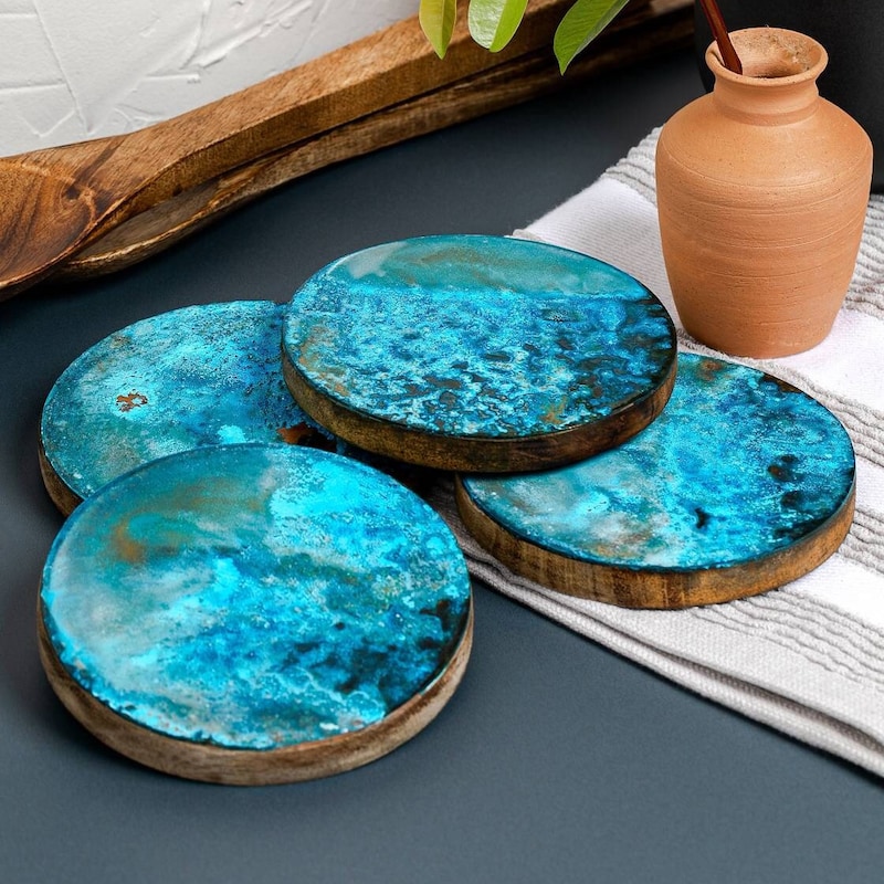 Patina Blue Home Decor - Etsy