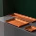 Copper Tray Brushed Medium | Copper Candle Tray | Copper Trinket Tray ...