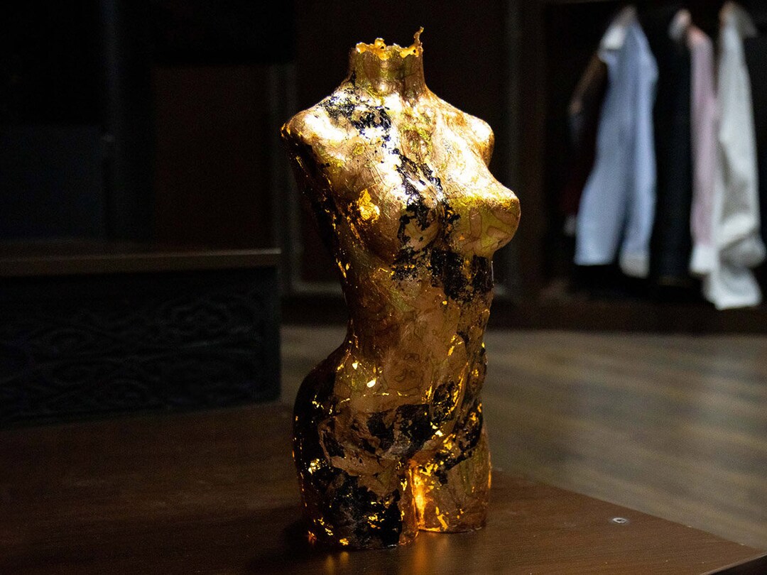 Female Torso Large, Height 13 In, Art Light Sculpture, Statue Female ...