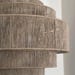 Jute Hanging Lantern, Сlassic Jute Chandelier, Chandelier for Cafe ...