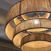 Jute Hanging Lantern, Сlassic Jute Chandelier, Chandelier for Cafe ...