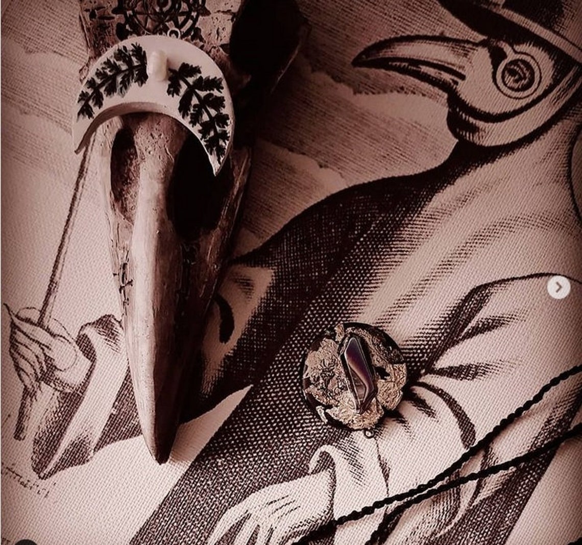 Plague Doctor Poster. Handmade Handcraft Big Poster. Jagged - Etsy