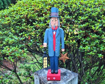 Uncle Sam Wood Carving | Etsy