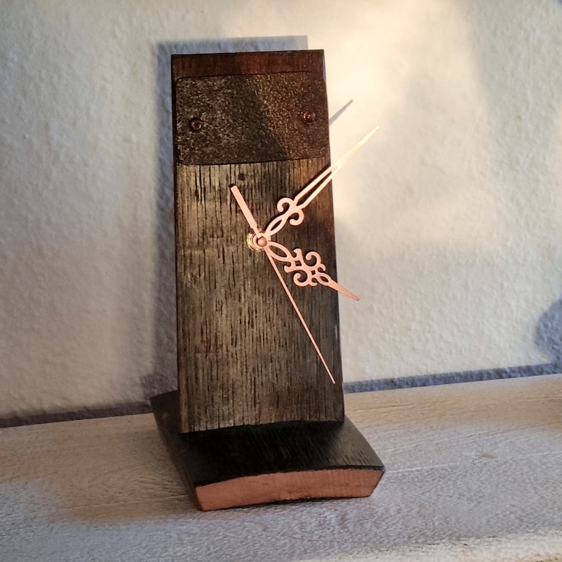 Robust, Rustic Whiskey Table Clock Made of Barrel Stave, Functional, Practical, Timeless - Etsy