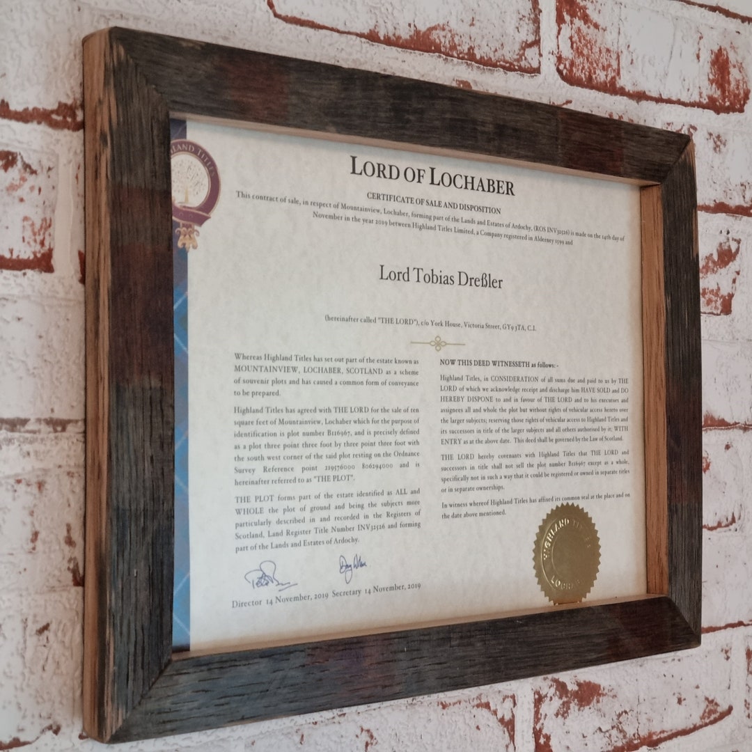 Noble Picture Frame Made of Whiskey Stave Upcycling - Etsy