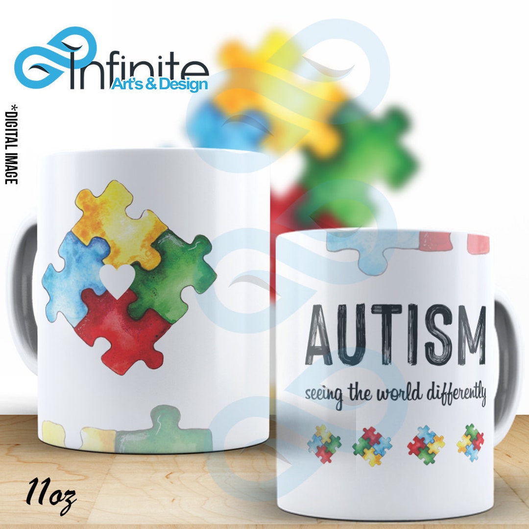 Autism Awareness Coffee Mug 11oz Autism Coffee Cup Autism - Etsy
