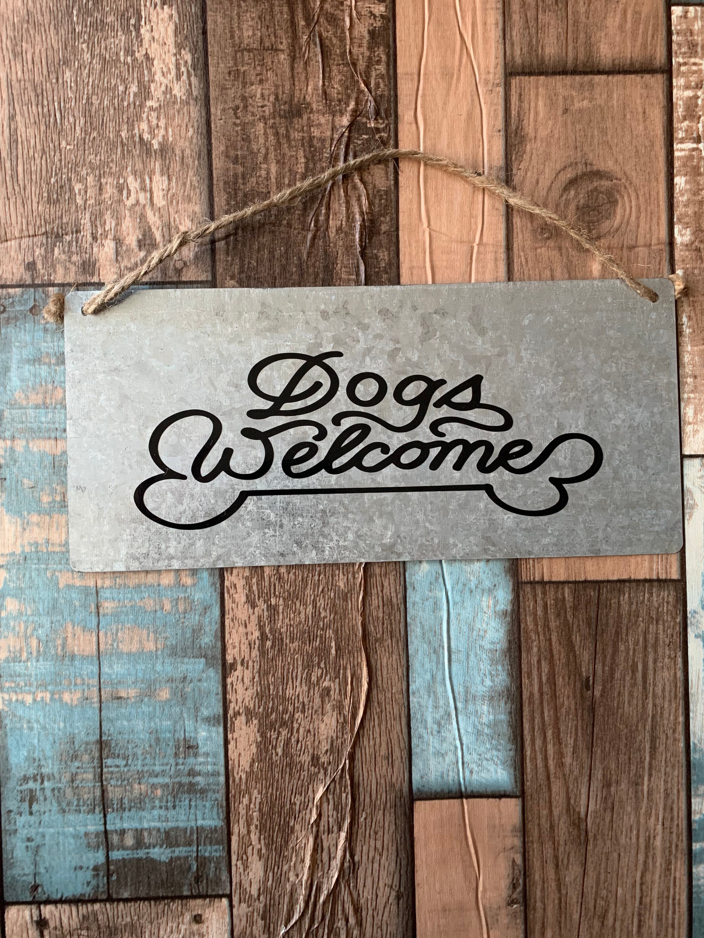Hanging Galvanized Tin Signs, Farmhouse Decor, Rustic Decor, Rae Dunn ...