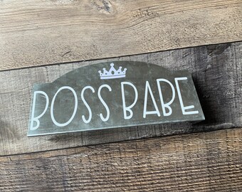 Boss Babe Desk Sign - Etsy