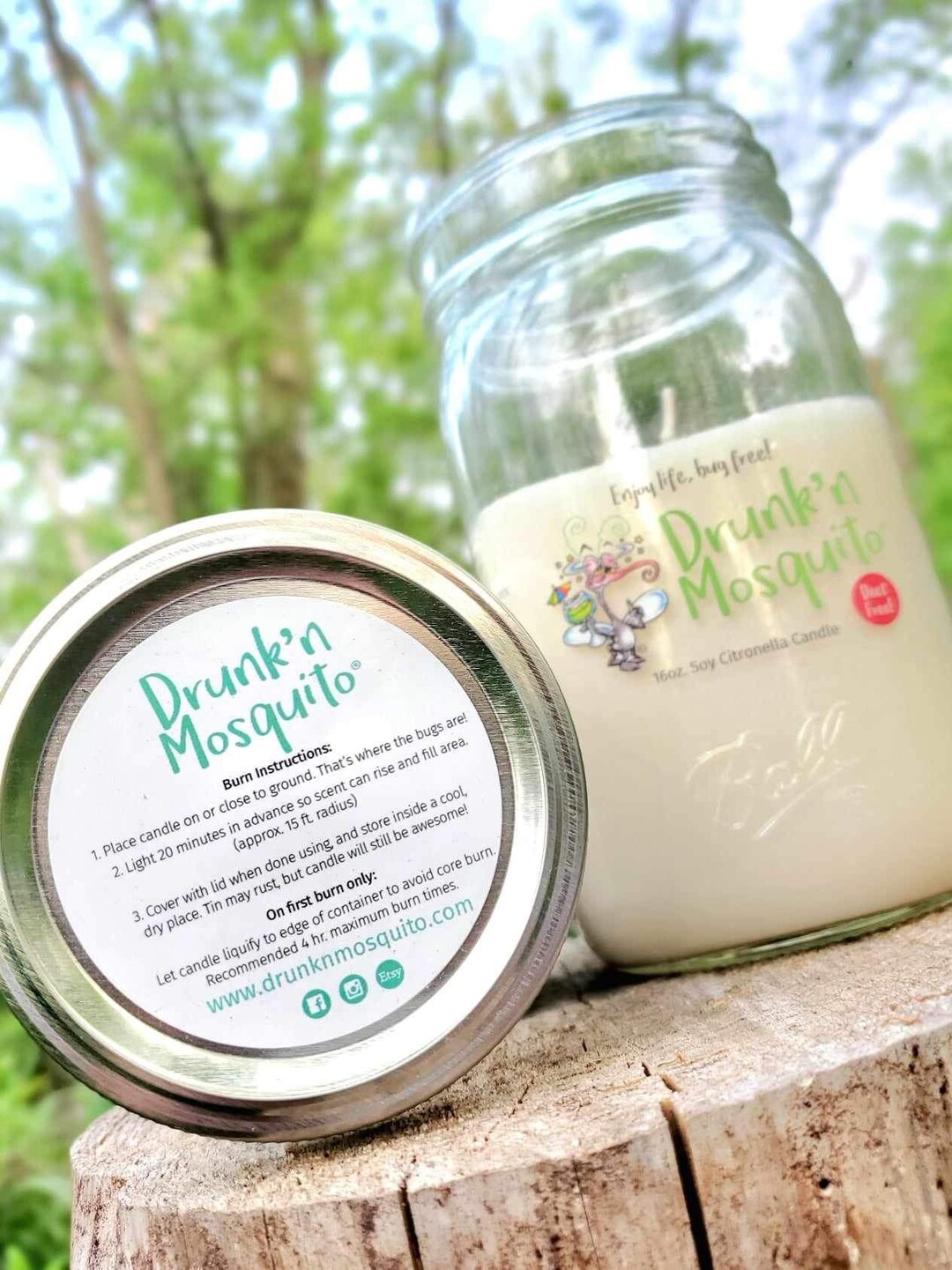 Citronella Candle, Insect Repellent, Bug Candle, Bug Repellent ...