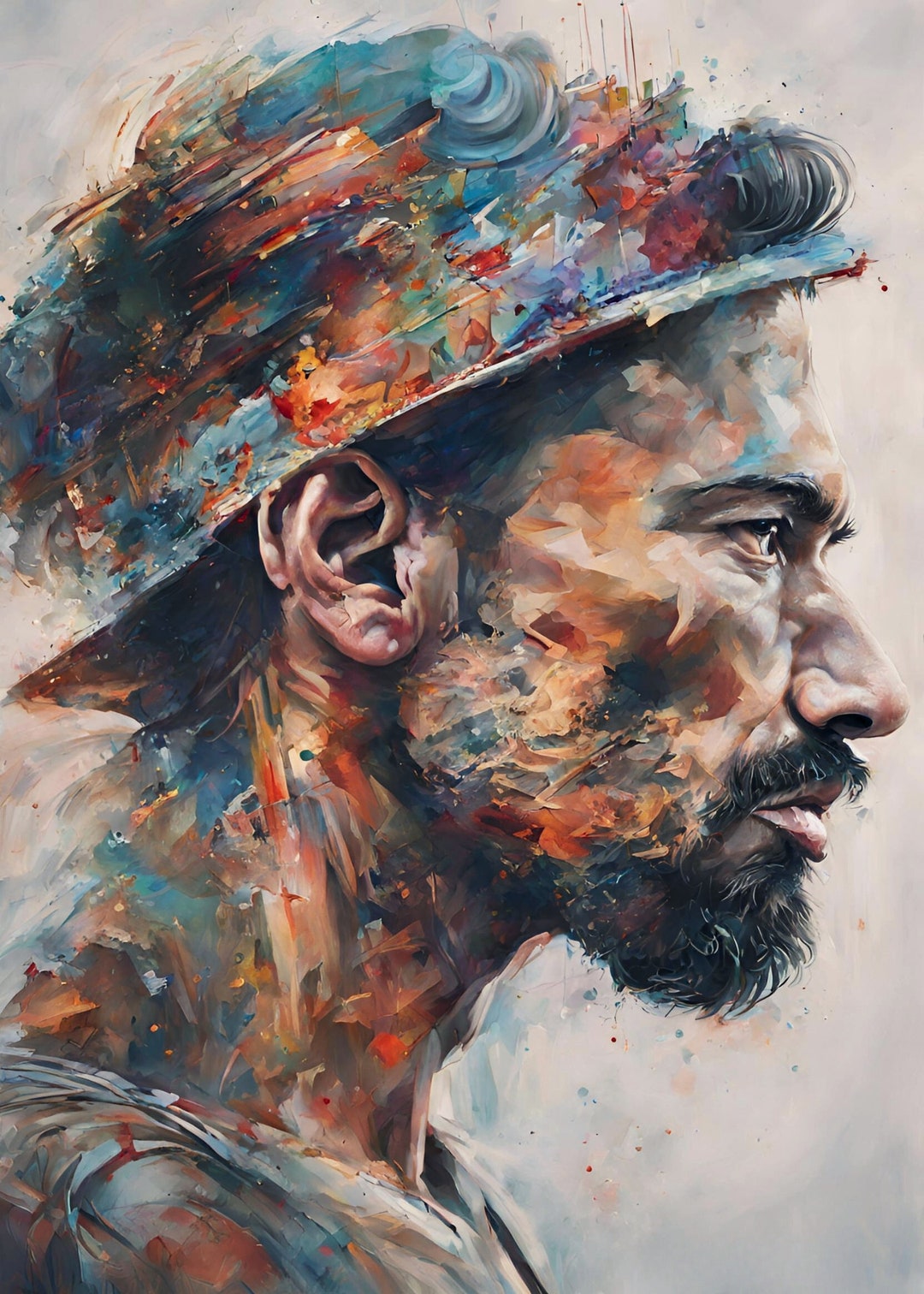 A Man of Color... HD PNG Download, Instant Digital Home Decor ...