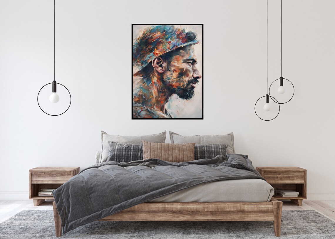 A Man of Color... HD PNG Download Instant Digital Home Decor - Etsy