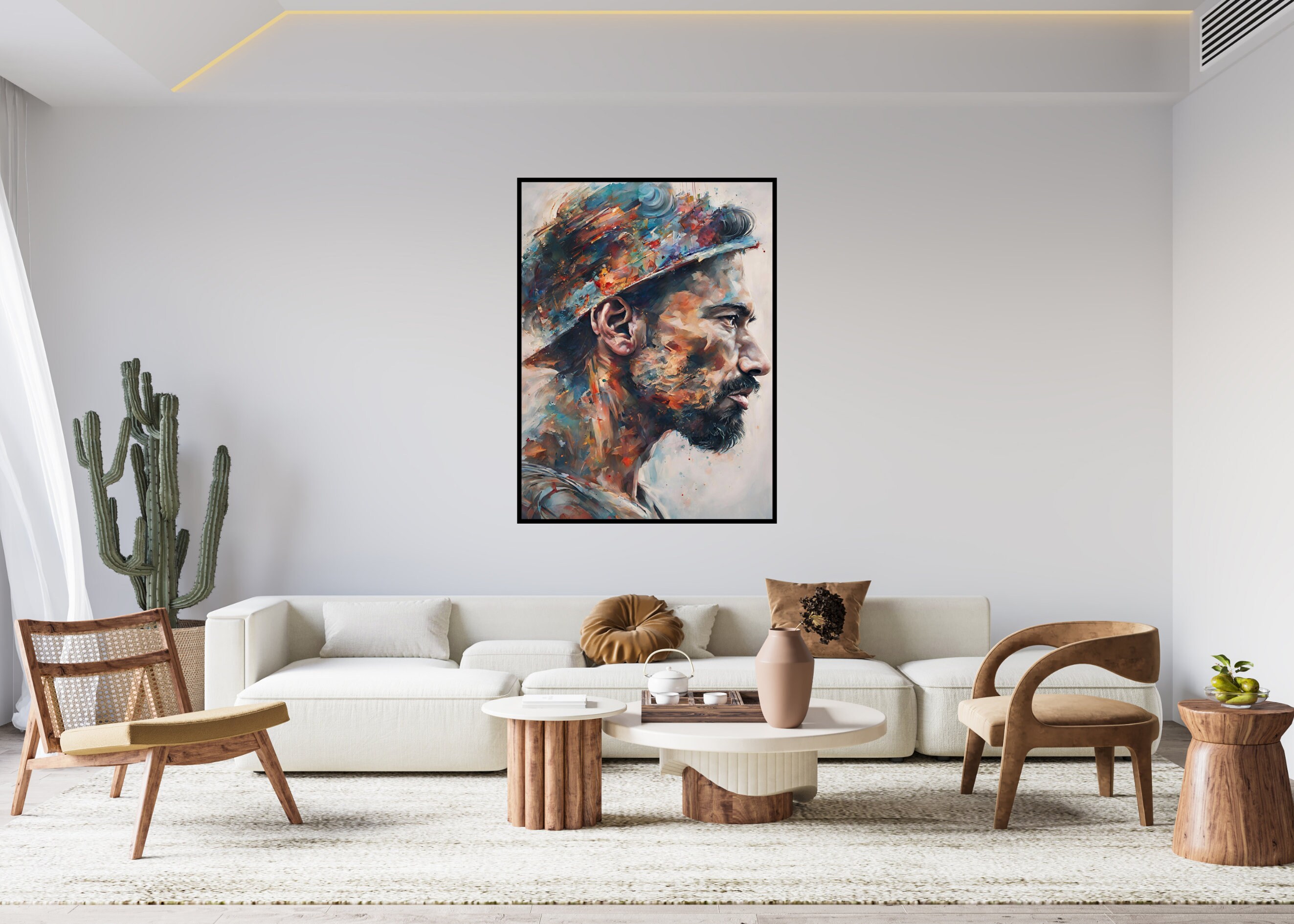 A Man of Color... HD PNG Download Instant Digital Home Decor - Etsy