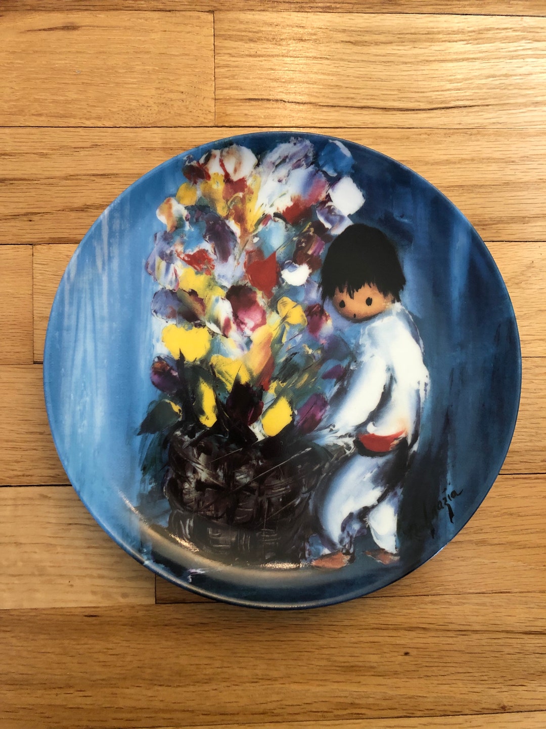 Degrazia Floral Fiesta Limited Edition Plate - Etsy