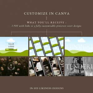 Canva Pinterest Cover Templates Pinterest Template Branding Design ...