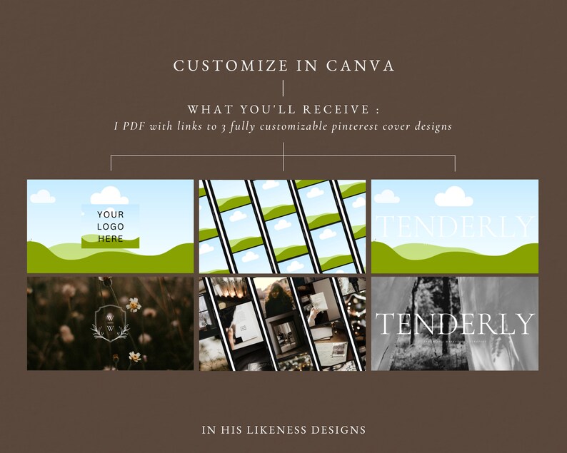 Canva Pinterest Cover Templates Pinterest Template Branding Design ...