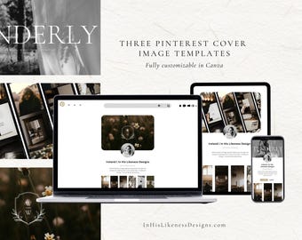 Canva Pinterest Cover Templates | Pinterest Template | Branding ...