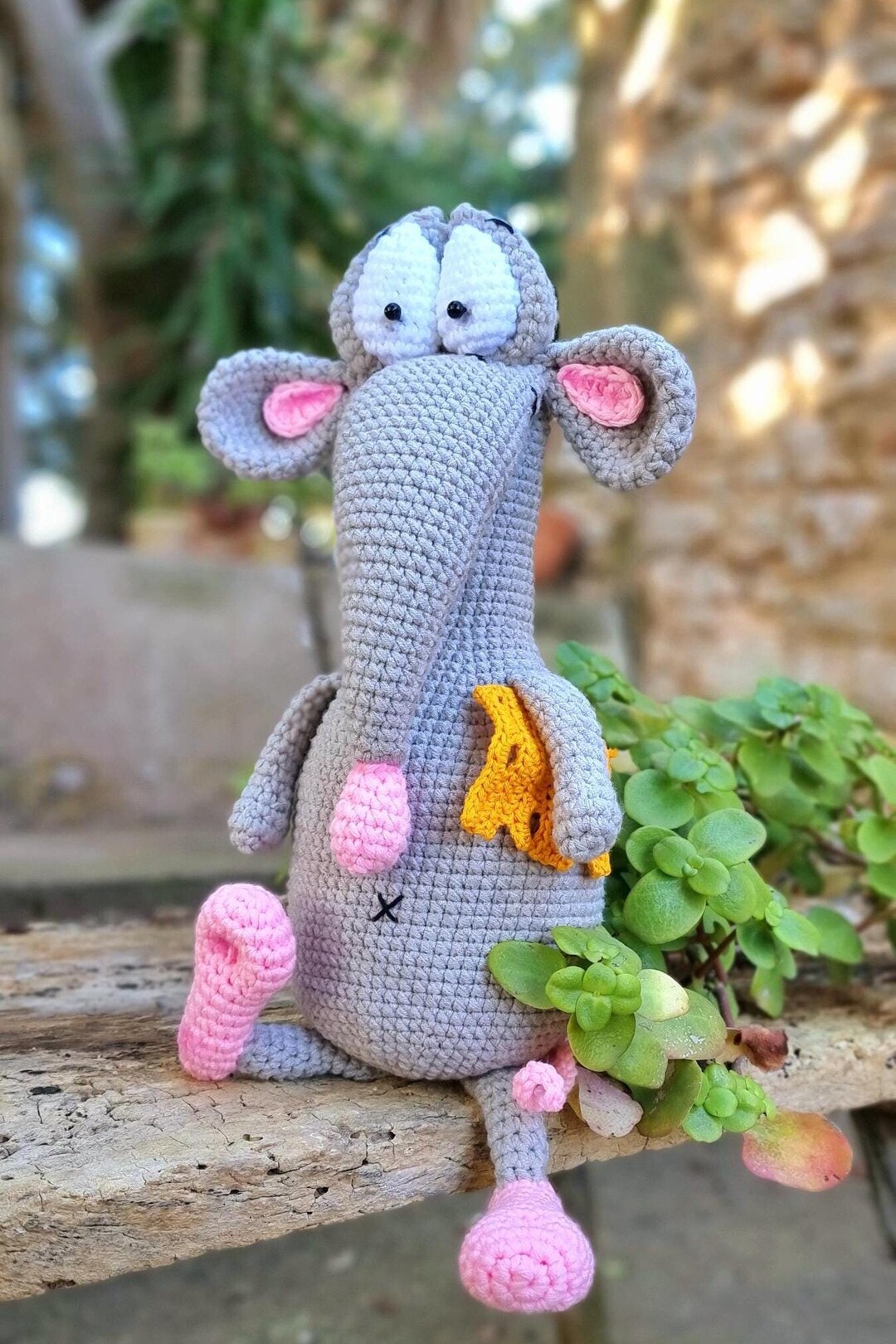 Crochet Pattern, PDF, Deu, Eng, Rat, Crocheted Rat, Stuffed Animal ...