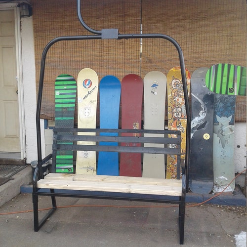 3 Seat Replica Ski Lift Bench - Etsy