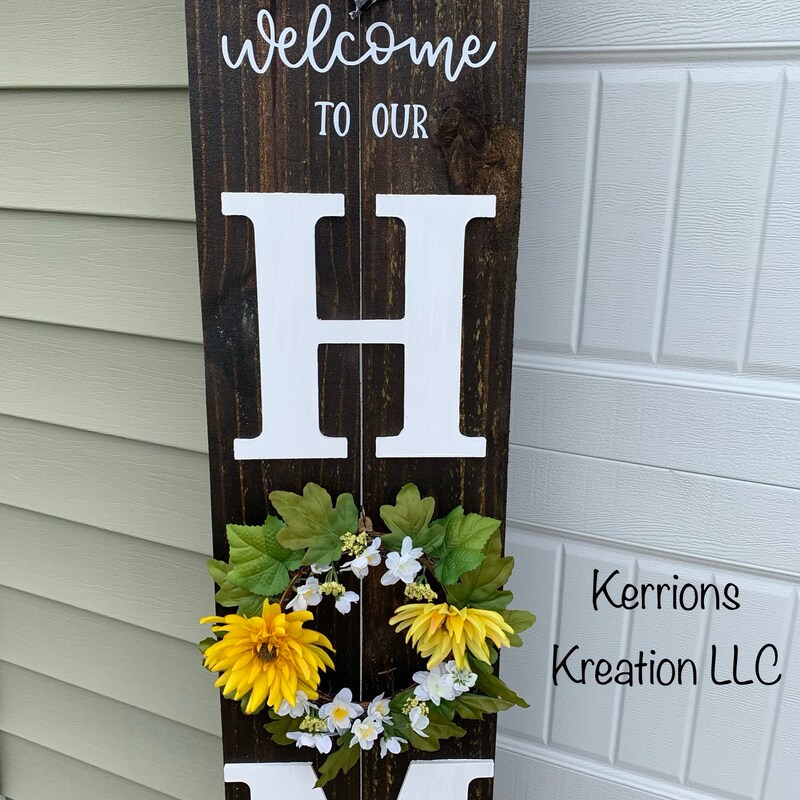 Welcome to Our Home Sign - Etsy
