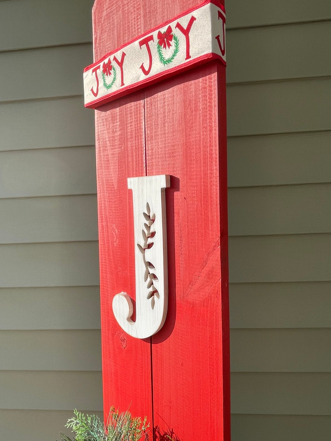 Joy Christmas Home Sign , Christmas Home Sign, Vertical Home Sign , Joy ...