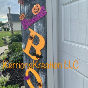 Halloween Decor Outdoor, Halloween Decor, Boo Sign, Halloween Welcome ...