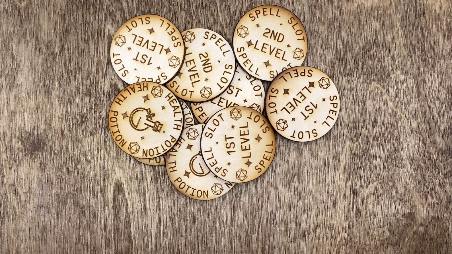 D&D Token Expansion Set / Dungeon Master Tokens / DND Health - Etsy