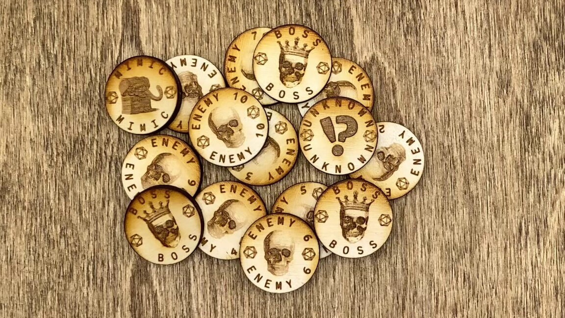 D&D Token Starter Set / Dungeon Master Token / DND Charakter | Etsy