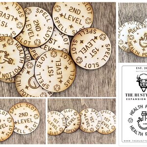 D&D Token Expansion Set / Dungeon Master Tokens / DND Health - Etsy