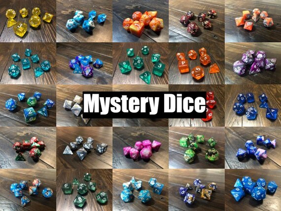 For Dungeons and Dragons Dnd Mystery Dice Sets Pathfinder with free items