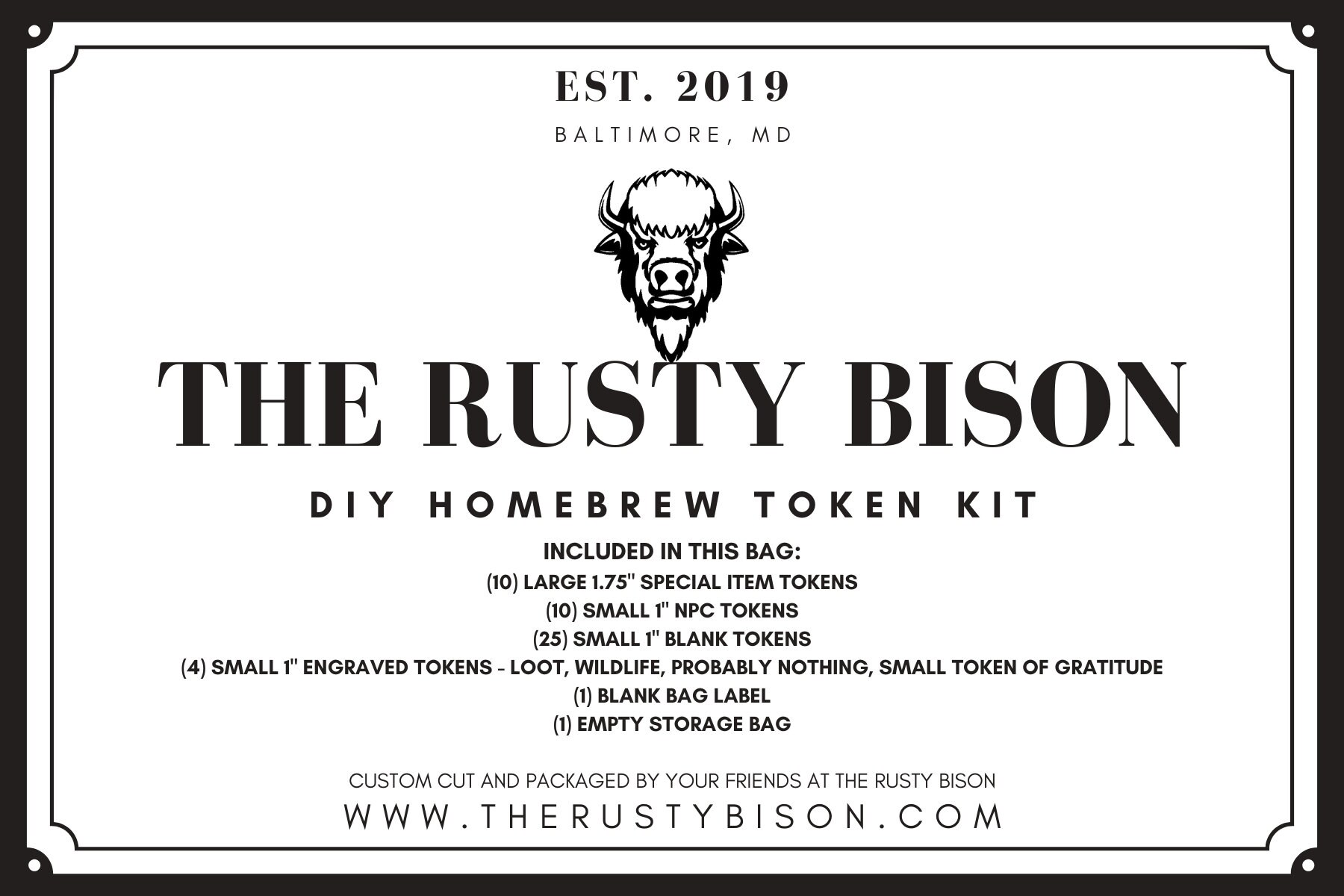 D&D Homebrew DIY Token Set / Dungeon Master Tokens / Custom | Etsy