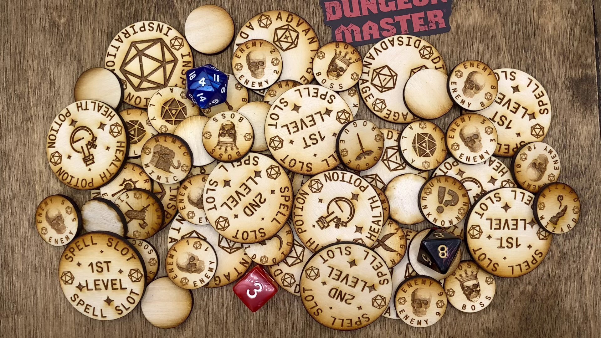 D&D Token Starter Set / Dungeon Master Tokens / DND Character - Etsy ...