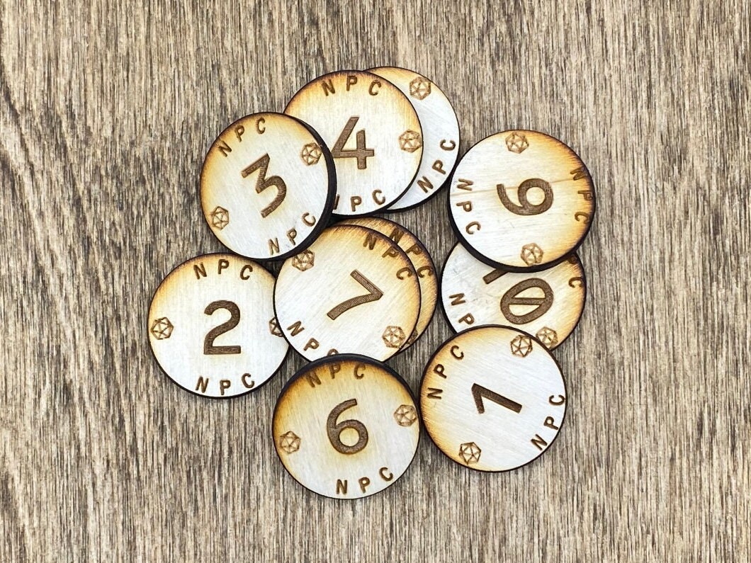 D&D Homebrew DIY Token Set / Dungeon Master Tokens / Custom | Etsy