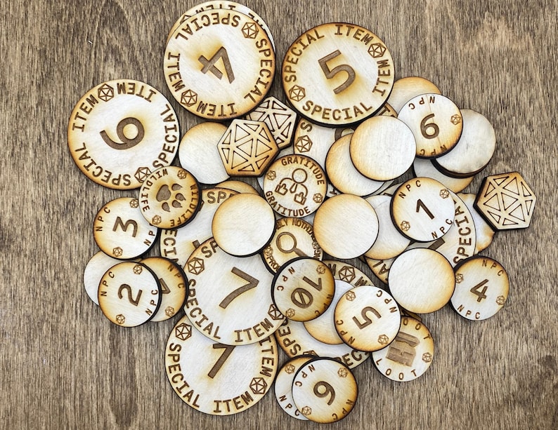 D&D Homebrew DIY Token Set / Dungeon Master Tokens / Custom | Etsy
