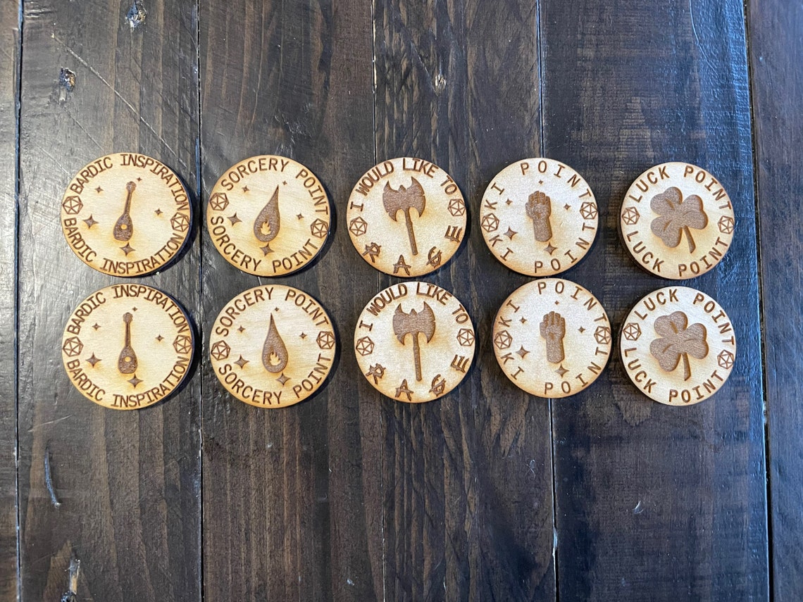 D&D Token Class Booster Set / Dungeon Master Tokens / DND | Etsy