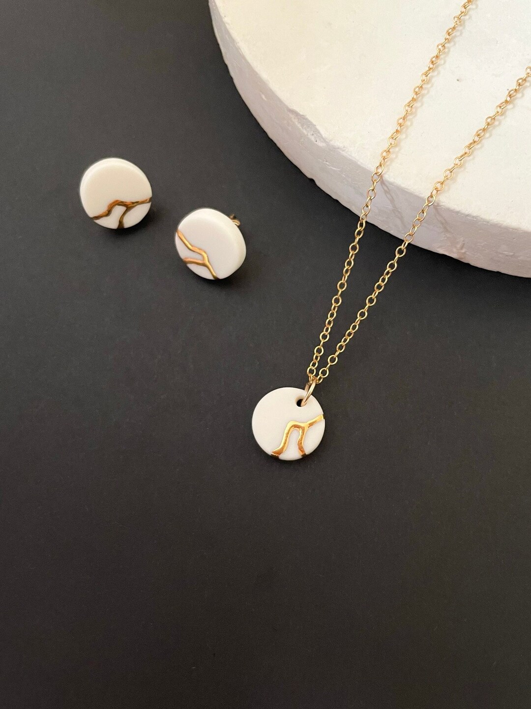 Kintsugi Necklace, Porcelain Jewelry, Beautifully Broken,perfectly ...